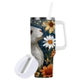 40 oz Tumbler With Handle Stainless Steel Insulated Tumbler With Lid ...