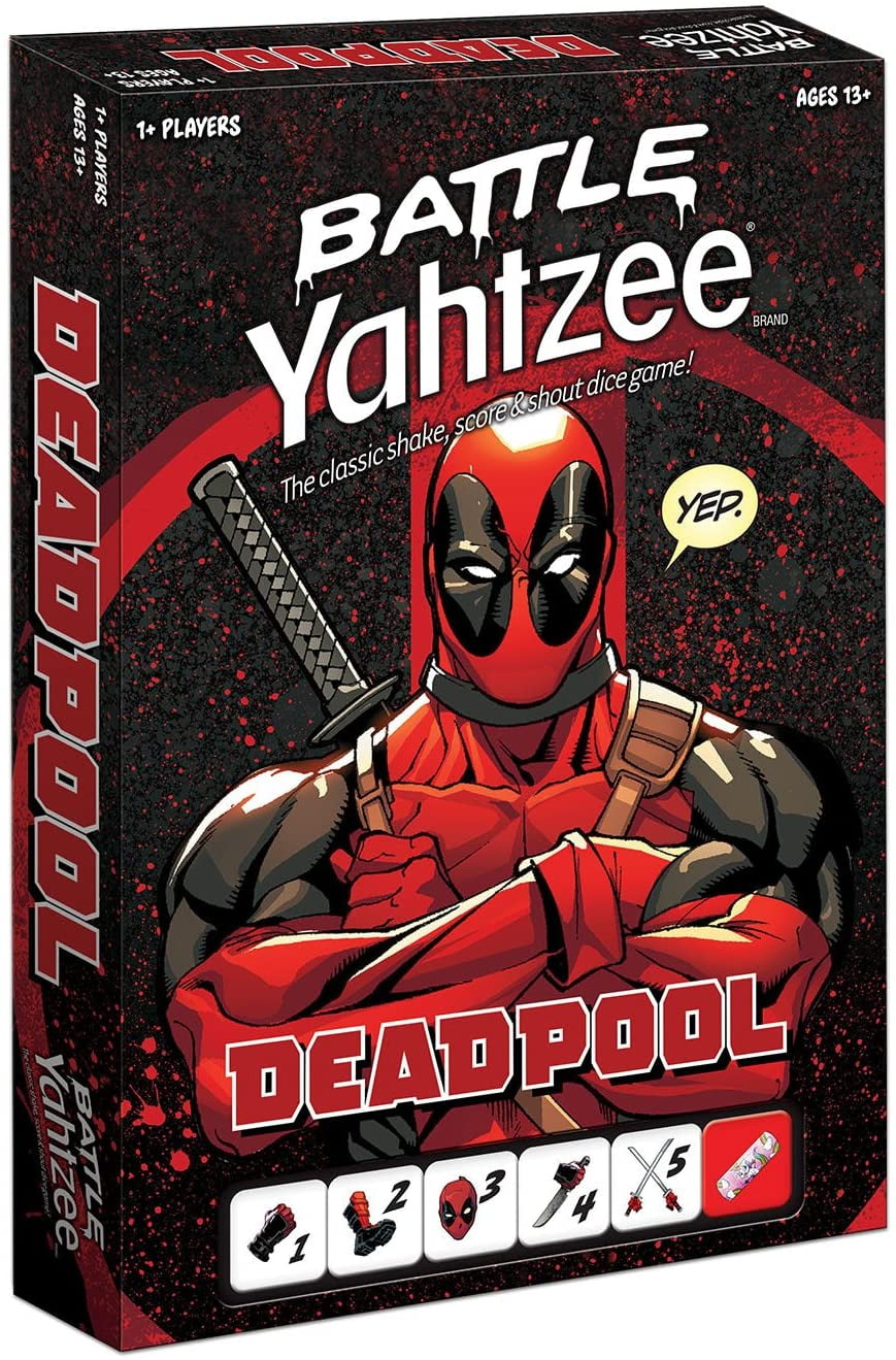 BATTLE YAHTZEE: Marvel Deadpool Board Game - Walmart.ca