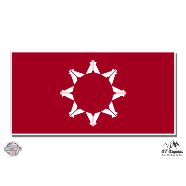 Sioux Pine Ridge Flag - 12" Vinyl Sticker Waterproof Decal - Walmart.com
