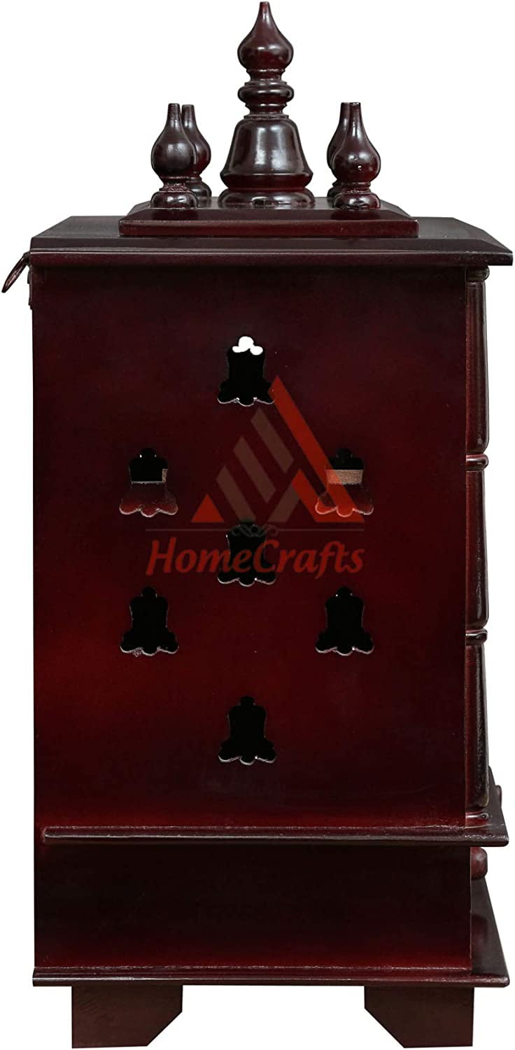 Homecrafts Handpainted Wooden Home Temple/ Mandir/God stand for home ...