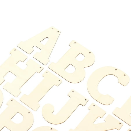 Wood Letter Set, 5 Inch Paintable Wooden Letters For DIY | Walmart Canada