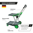 CLAX: The Original Transport Mobile Cart W/ Storage Crate, Green ...