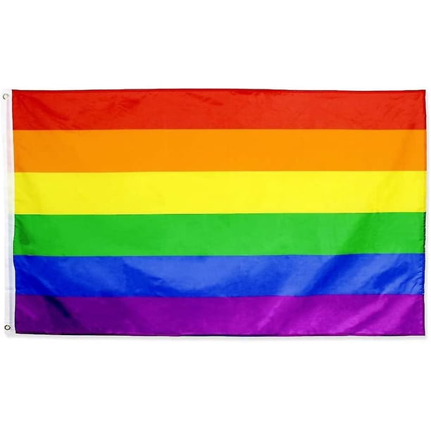 Gay Pride Flag 3x5fts Lgbt Rainbow Flags Banner - Walmart.ca