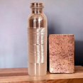 COPPER BOTTLE Pure Copper Water Bottle 34 Oz Copper Water Bottle - Leak ...