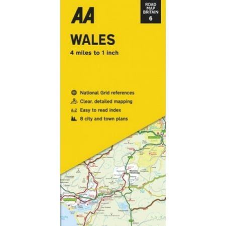 Road Map Wales (Road Map Britain) | Walmart Canada