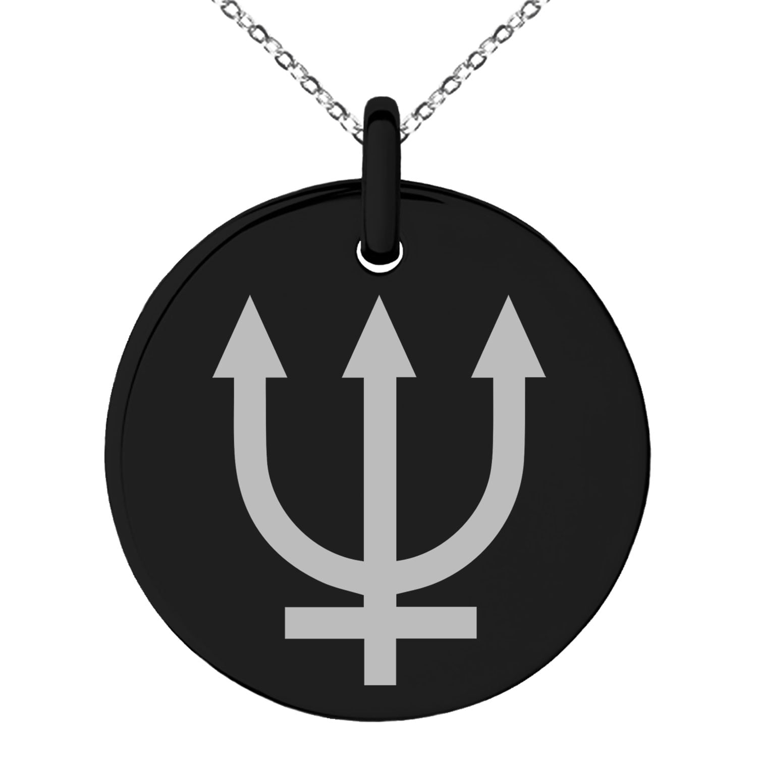 Stainless Steel Solar System Planetary Neptune Engraved Small Medallion ...