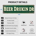 Beer Drinking Drive Metal Sign 16x4 Inches "BEER DRUKIN DR" Wall Decor ...
