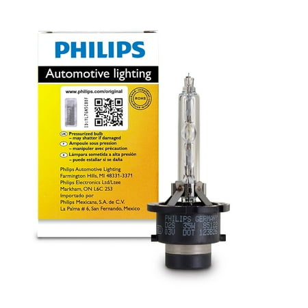 Philips D2S Xenon HID Headlight Bulb (Pack of 1) - Walmart.com