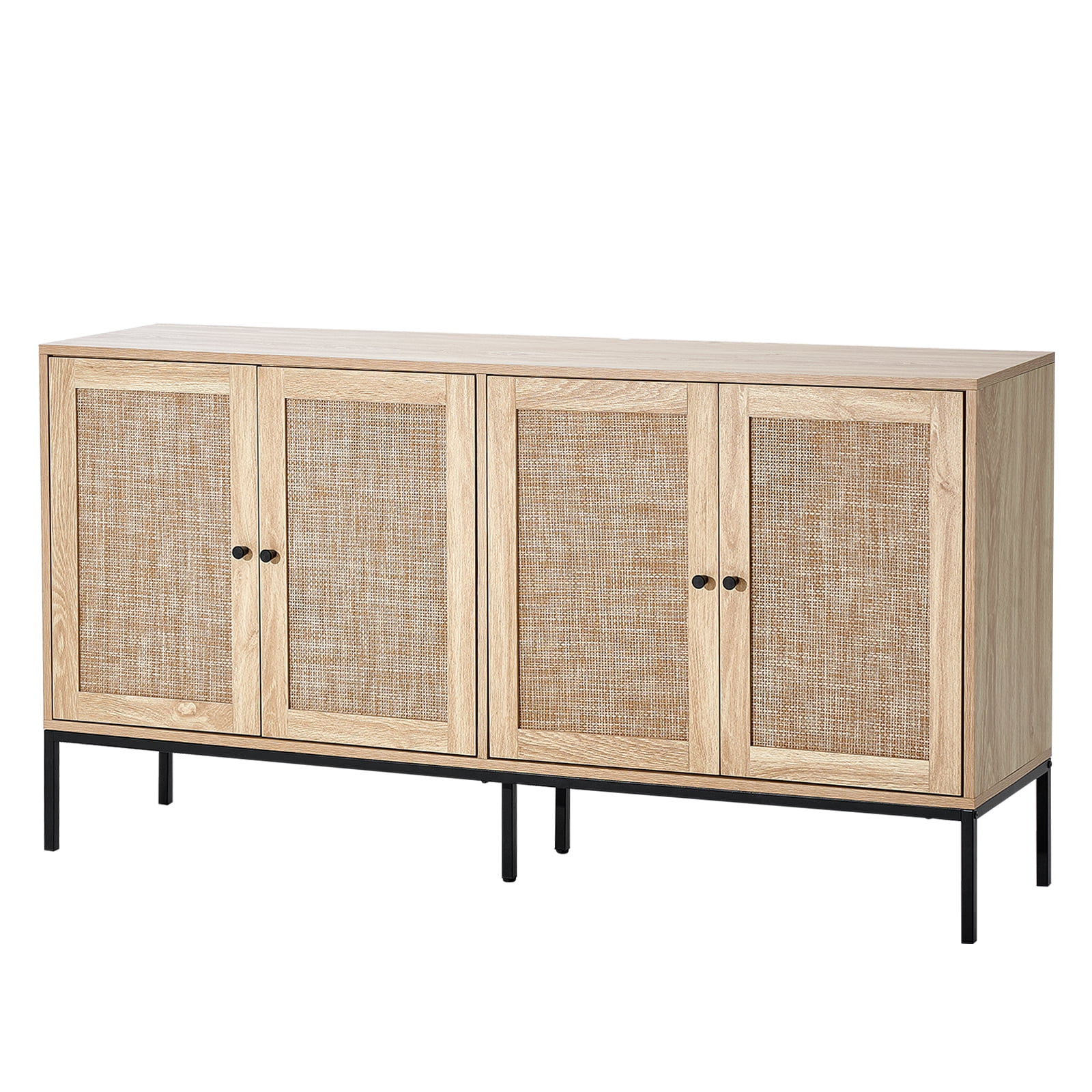 Click here for Vevor Rattan Cabinet Storage With 4 Magnetic Doors... prices