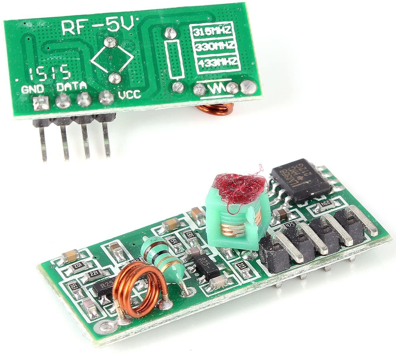 Aukru 3X 433MHz RF Wireless Transmitter and Receiver Module Kit for ...