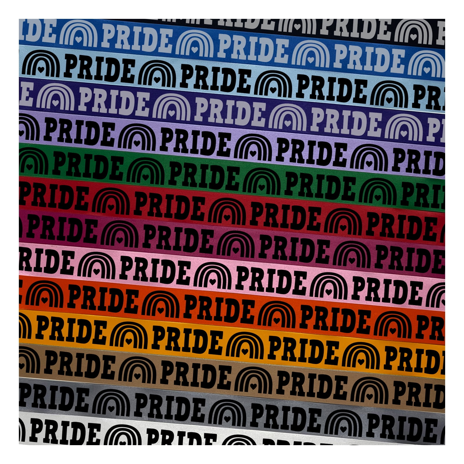 Pride Fun Rainbow LGBTQ Satin Ribbon for Gift Wrapping Bows Craft DIY ...