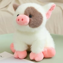 Fluffy Cute Pig Plush Toy -8 '' Soft Cartoon Pig Shaped Doll Pillow ...