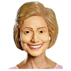 Hillary Clinton 1/2 Mask Adult Halloween Accessory - Walmart.com