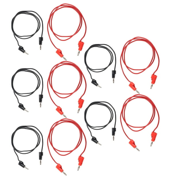 Male to Male Test Cable, Wear Resistance 4mm Banana Plug Test Lead For ...