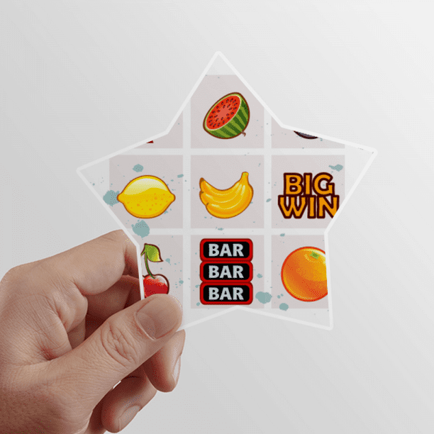 Fruit Digital Cartoon Illustration Pattern Star Sticker Paster Vinyl ...