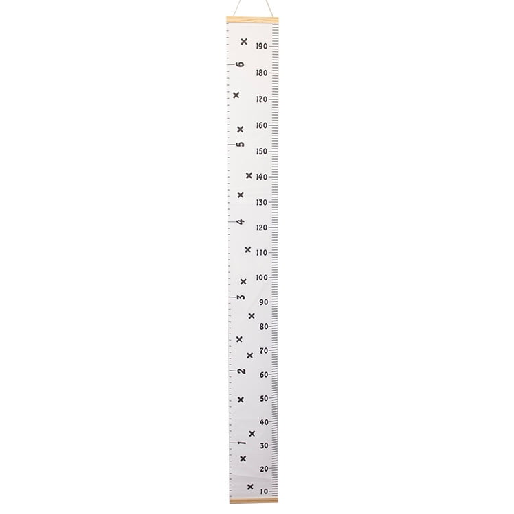 Hanging Ruler Wall Decals Baby Growth Height Chart for Kids Boys Girls ...