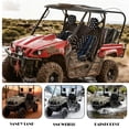 XYZCANDO Retro US Flag Pattern UTV Seat Covers for Rhino 700 660 450 ...