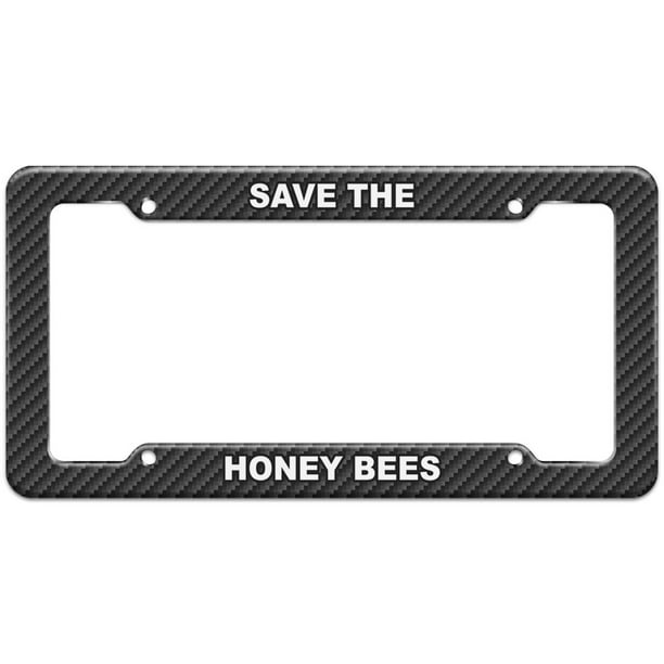 Save the Endangered - Honey Bees - Plastic License Plate Frame ...