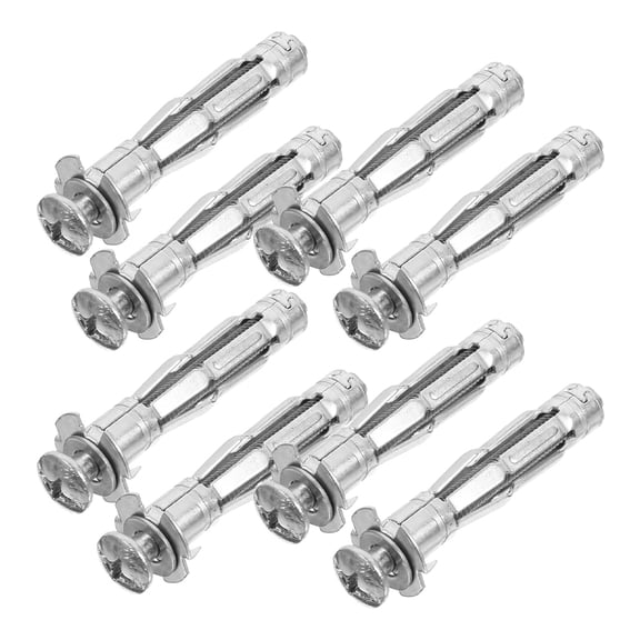 WORGEOUS 12pcs Wedge Anchors Wall Screw Bolt Nut Expansion Tube ...