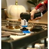 HART 4-Volt Rechargeable Power Compact Scrubber, Medium Bristle ...