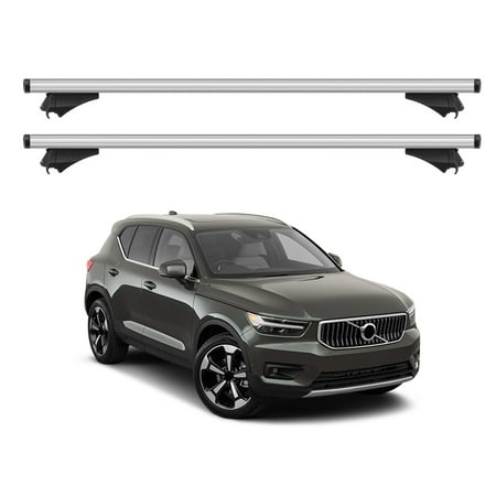 Roof Rack For Volvo XC40 2018-2022 Cross Bars Carrier Aluminum Silver 2 ...