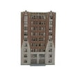 Walthers Cornerstone HO Scale Building/Structure Kit City Apartment ...