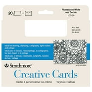 Strathmore Creative Cards, Full Size, White, 50/Pkg. - Walmart.com
