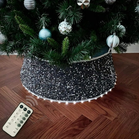 Sequin Tree Collar / Christmas Tree Base Ring/ Tree Bottom Cover with ...