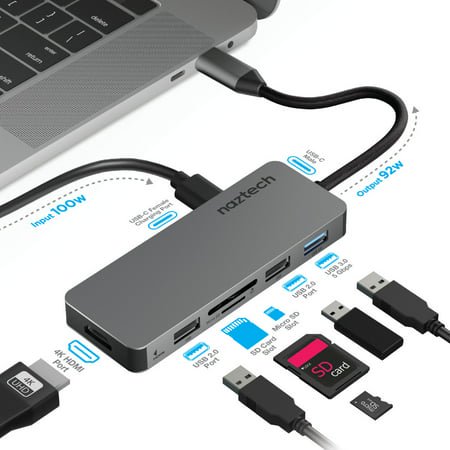 Hypercel MaxDrive7 Universal USB-C Adapter Hub, Sp - Walmart.ca