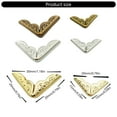 100Pcs Metal Album Corner Protectors Decorative Album Corner Guards For ...