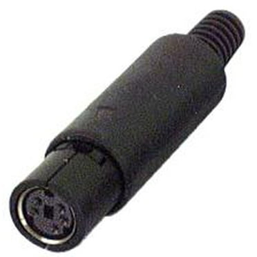 IEC MD09F Mini Din 9 Pin Female Connector - Walmart.com