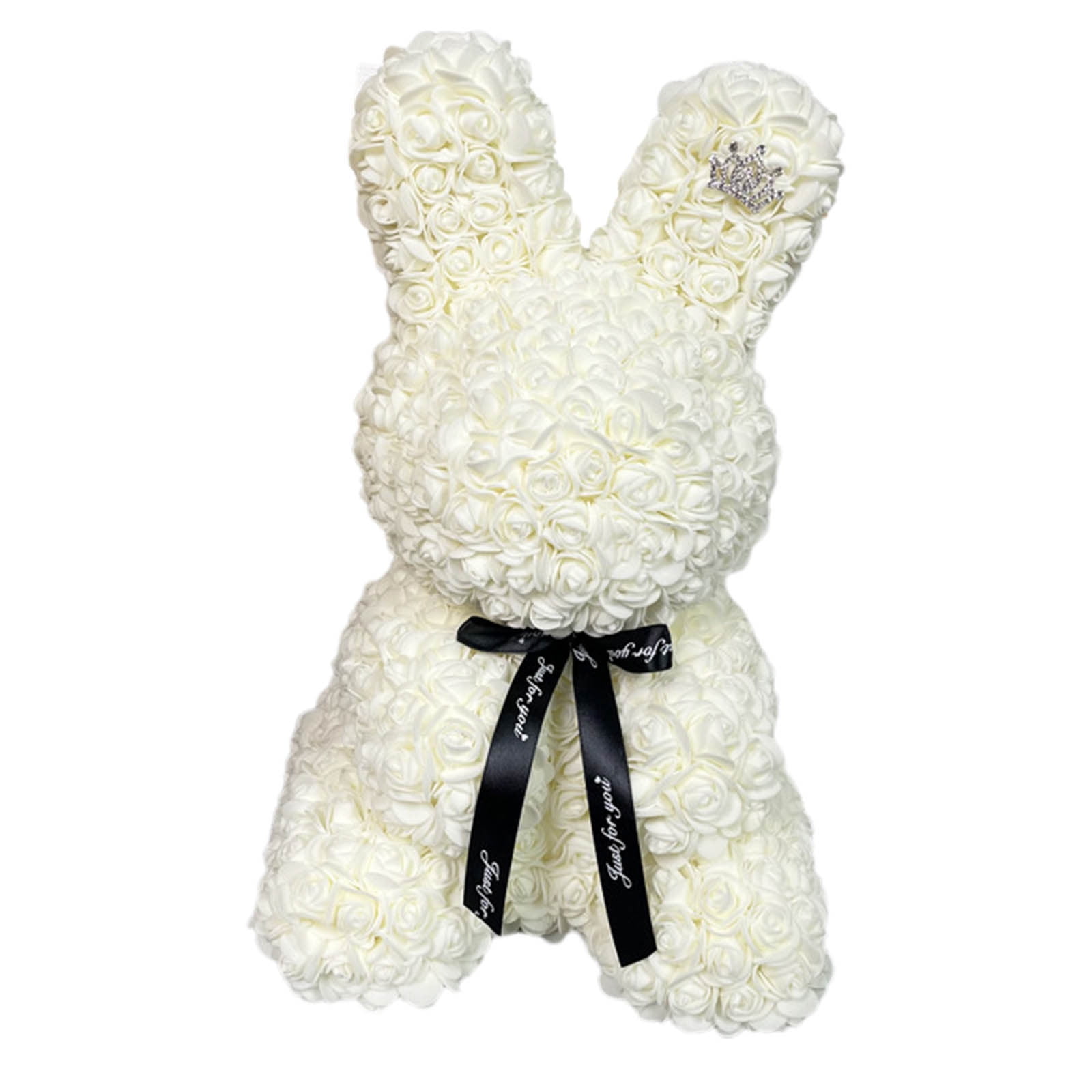 Click here for Yeliwango Simulated Rose Bunny Plush Toy With Ever... prices