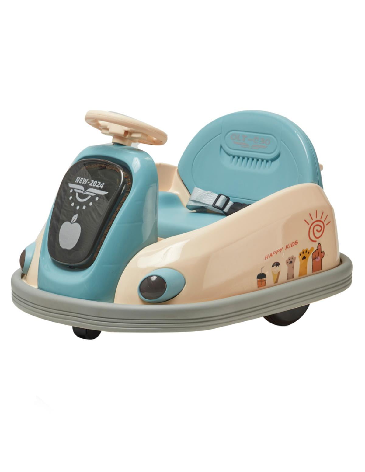 Montable Electrico Denco Toys Crash Azul Con Control Remoto | Bodega ...