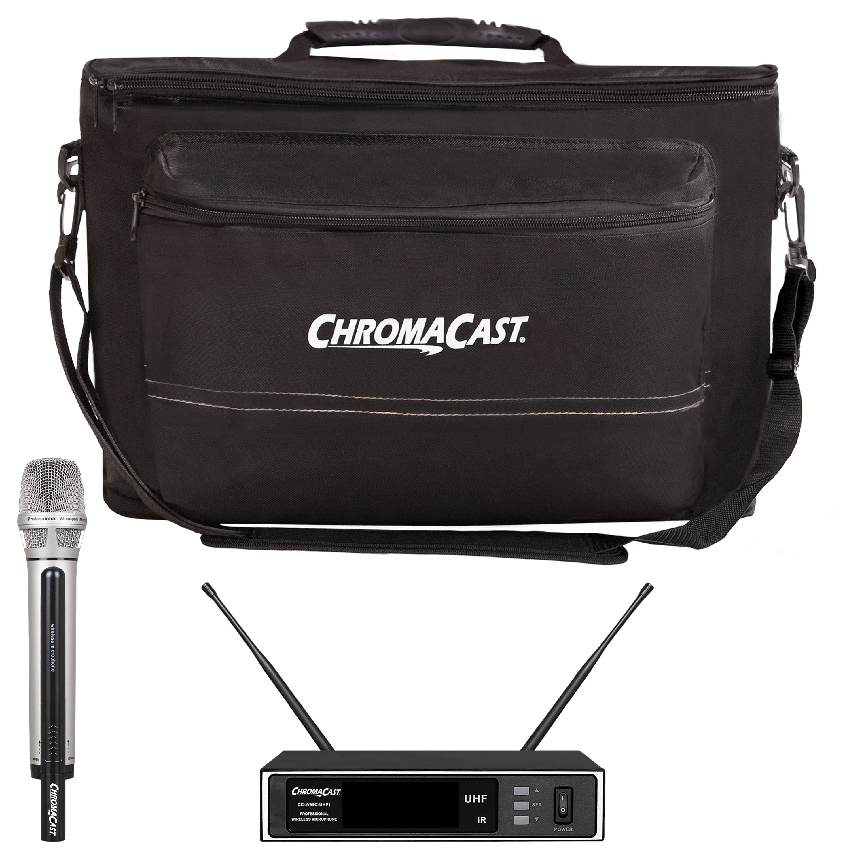 ChromaCast Pro Series Single Channel UHF Wireless Microphone System ...
