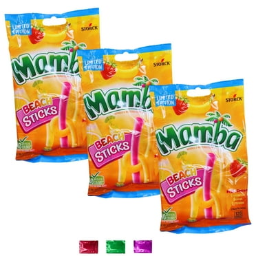 Mamba Fruit Chews Candy, 24 Individually Wrapped Assorted Flavors, 3 ...