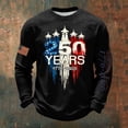 Men's 250th Anniversary Patriotic Sweatshirt, Airplane Formation Flag ...