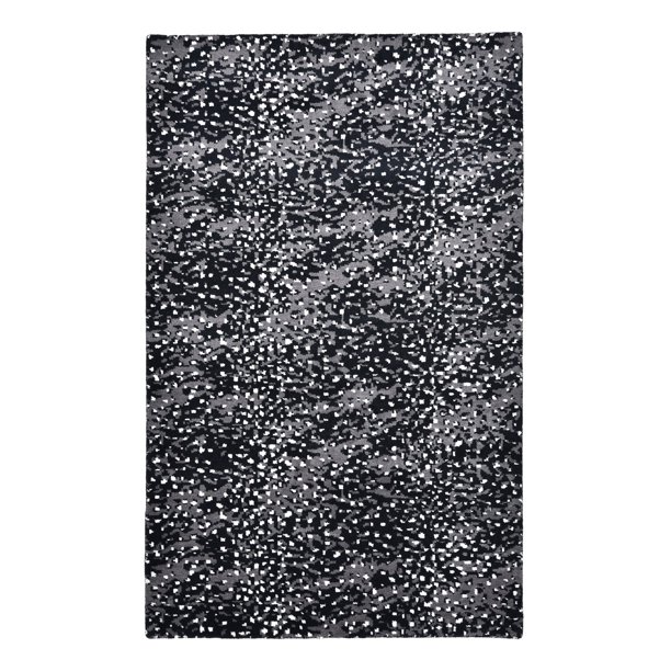 Handmade Modern Contemporary Black Area Rug 8 x 10 - Walmart.com