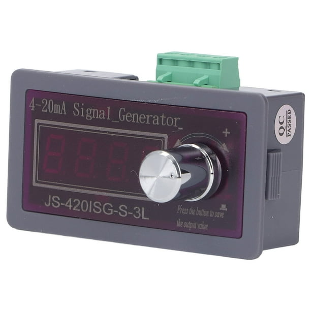 Signal Generator, Voltage Display Calibration ABS 4-20mA Signal Generator Clear LED Display For ...