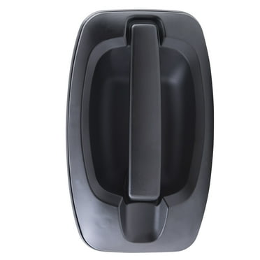 REAR OUTER DOOR HANDLE; WITH INTEGRAL LICENSE BRACKET; TEXTURED BLACK ...