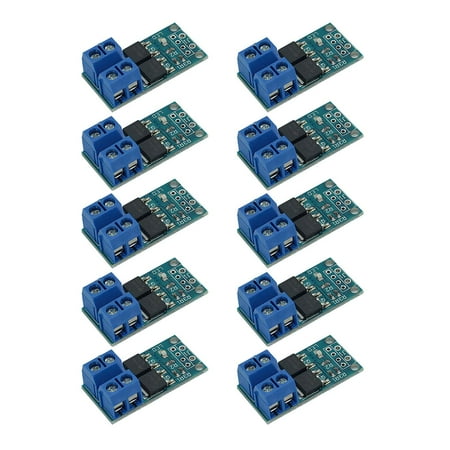 10 PCS DC 5V-36V 15A(Max 30A) 400W Dual High-Power MOSFET Trigger ...