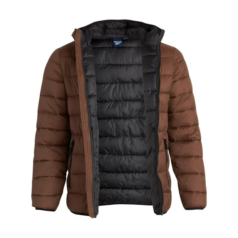 Reebok classic jacket mens brown store