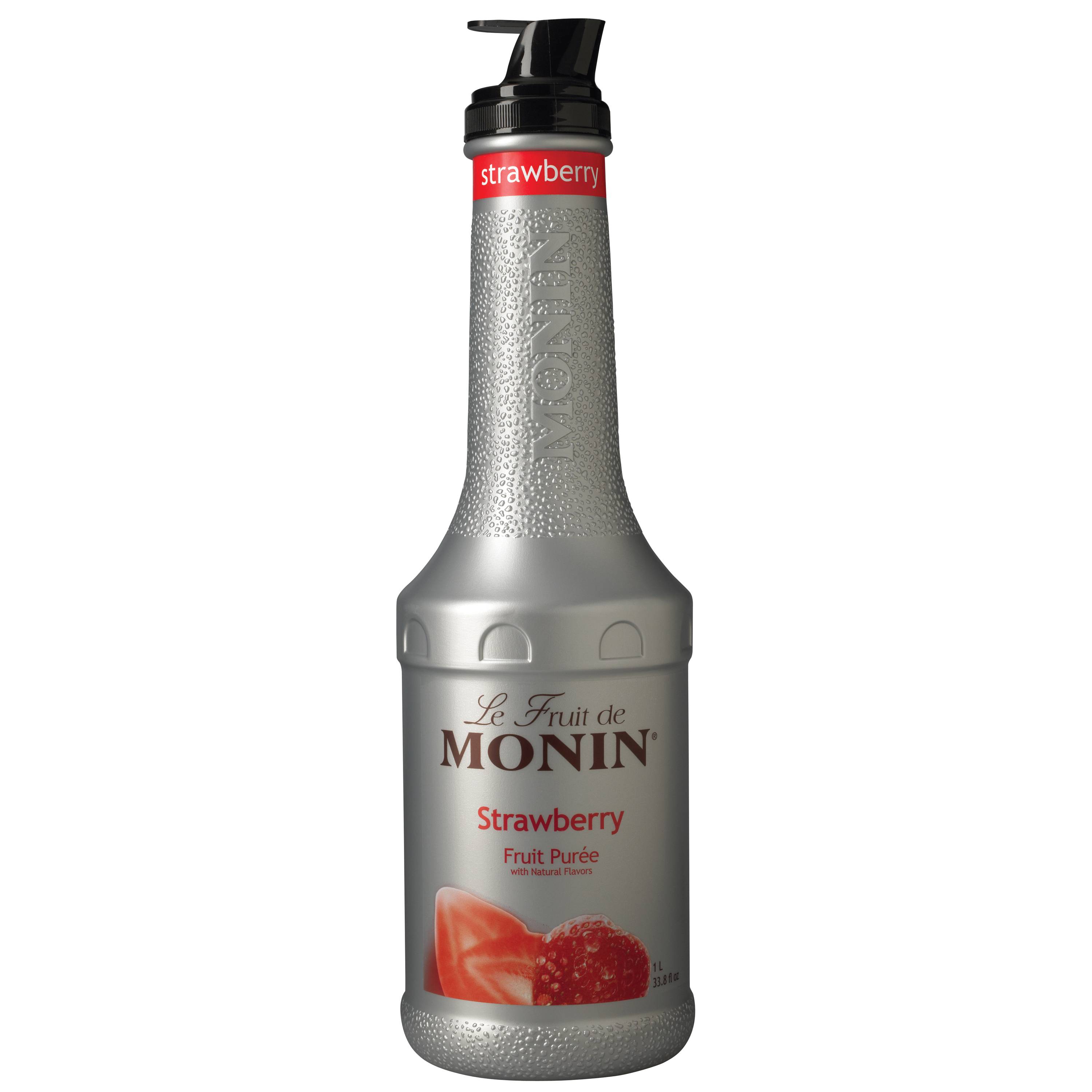Monin Fruit Puree, Strawberry, 33.8-Ounce Bottles (Pack of 4) - Walmart.com