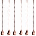2 Pcs 12 Inch Bar Mixing Spoon Cocktail Spoon Stainless Steel Bar Long ...