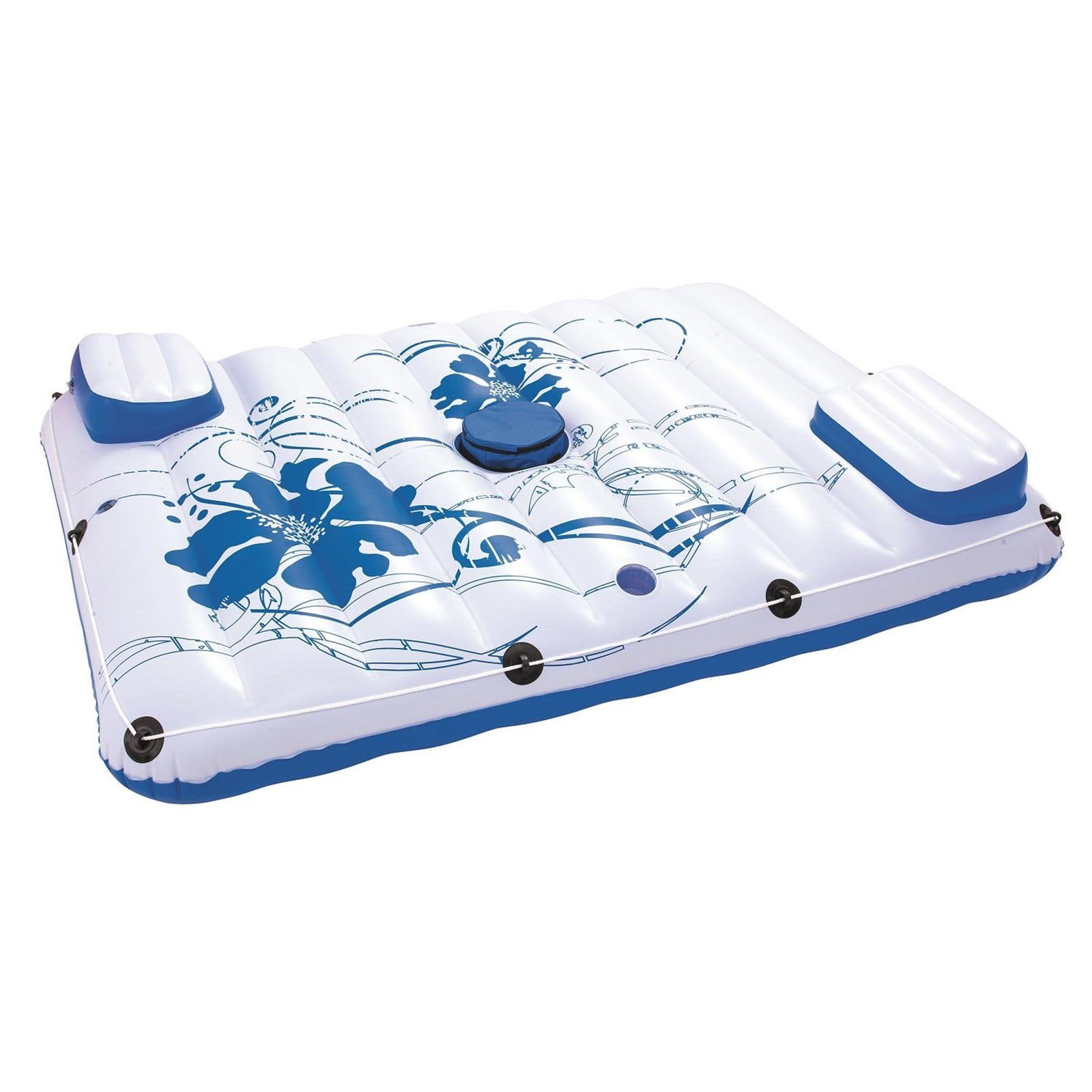 CoolerZ Side 2 Side 2-Person Inflatable Floating Lounge with Cooler Bag ...