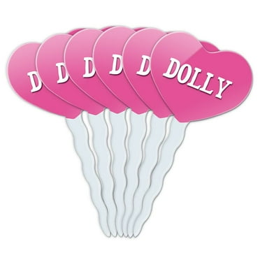 Dolly Parton Birthday Candles and Light-Up Pink Acrylic Cake Topper Set ...