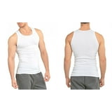 6 Pack Knocker Men's 100% Cotton White A-Shirts (Sizes S-3XL) - Walmart.com