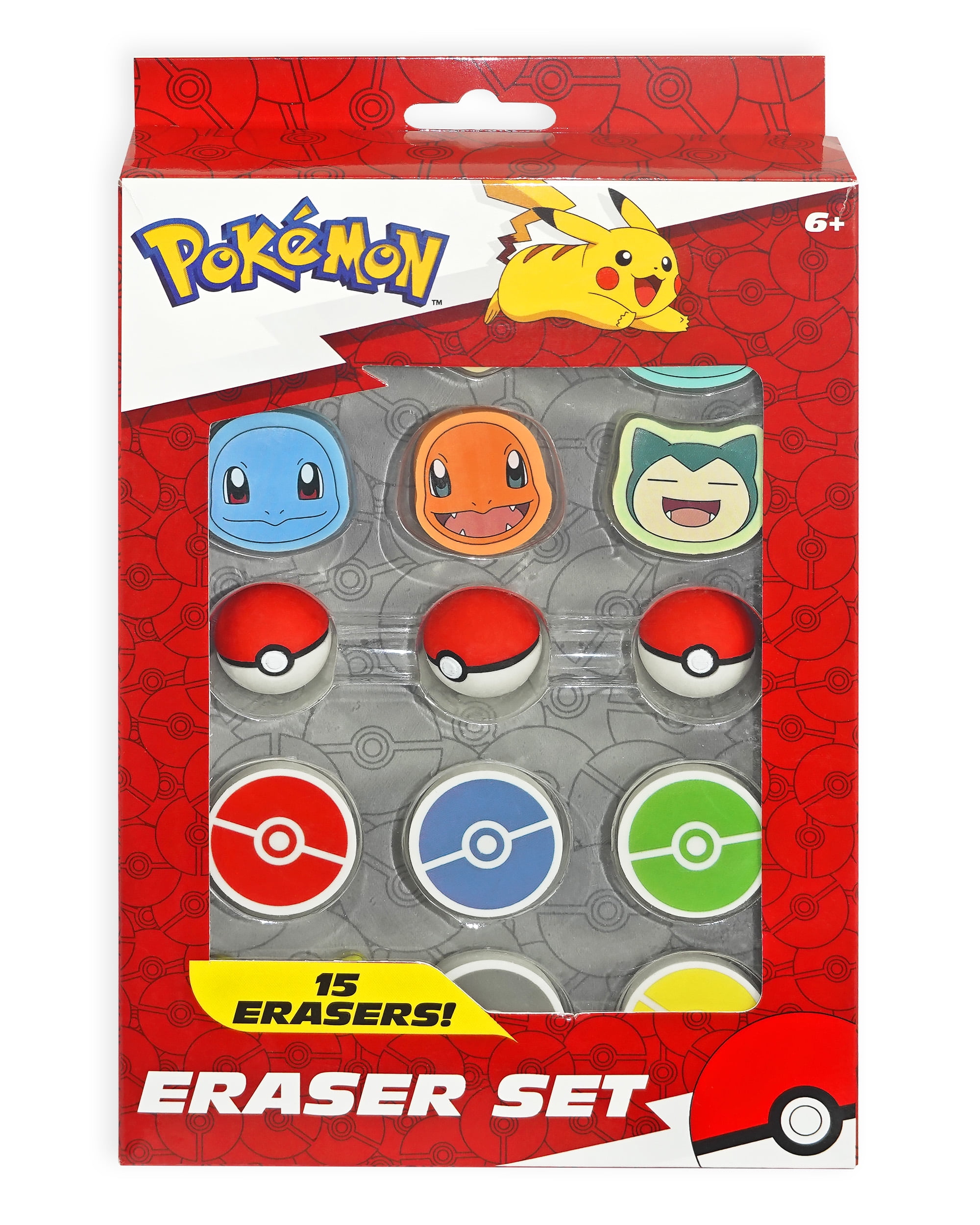 Pokemon Eraser Set, Multi-Color, 15 Count - Walmart.com