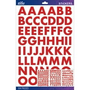 Sticko XL Alphabet Stickers-Silver Glitter Futura Regular XL - Walmart.com