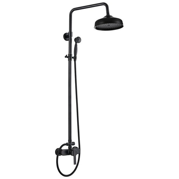 Gotonovo Oil Rubbed Bronze Shower Fixture Exposed Pipe Shower System