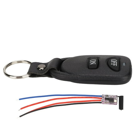 Wireless Relay Remote Control, 2 Buttons 3A Maximum Load Wireless Relay ...